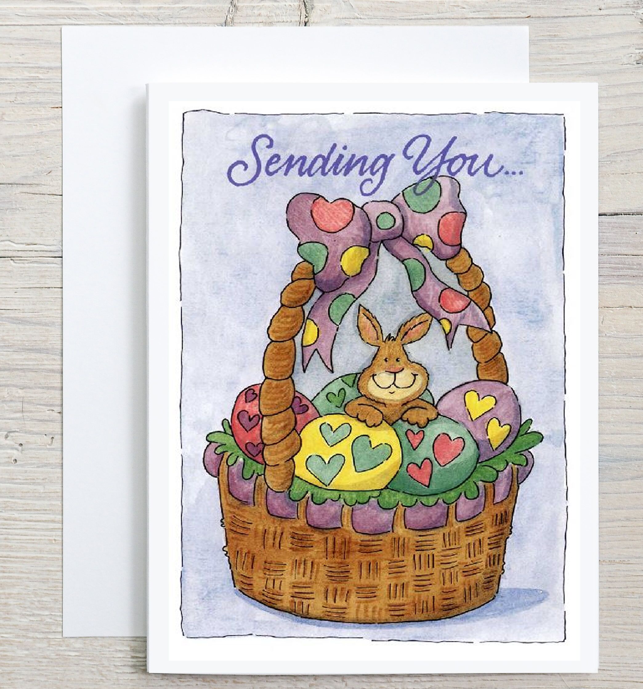 Sending you Easter Wishes Greeting Card - SnapCards Greeting Cards
